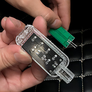 PCBA With 12 High Light LEDs For Car Foothole Light Supports Original ...